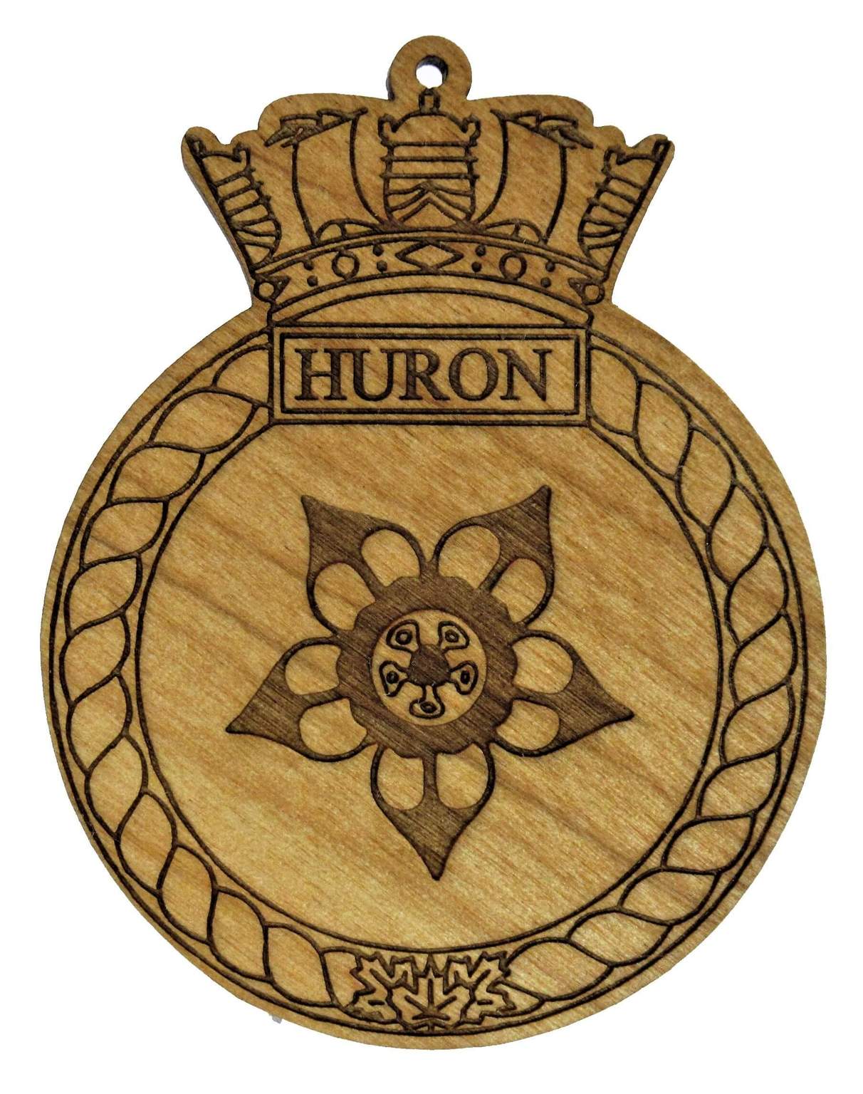 HMCS Huron Set 0f 3 • Heritage Wooden Gifts • BC Engraving & Wholesale