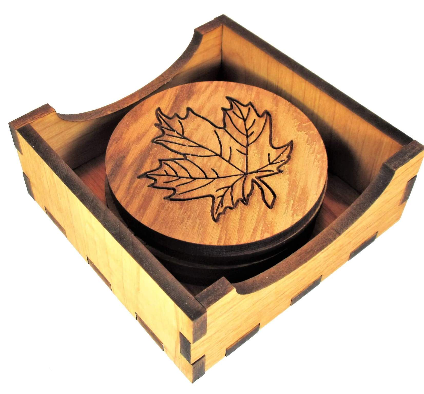 Canadian Maple Leaf • Heritage Wooden Gifts • BC Engraving & Wholesale